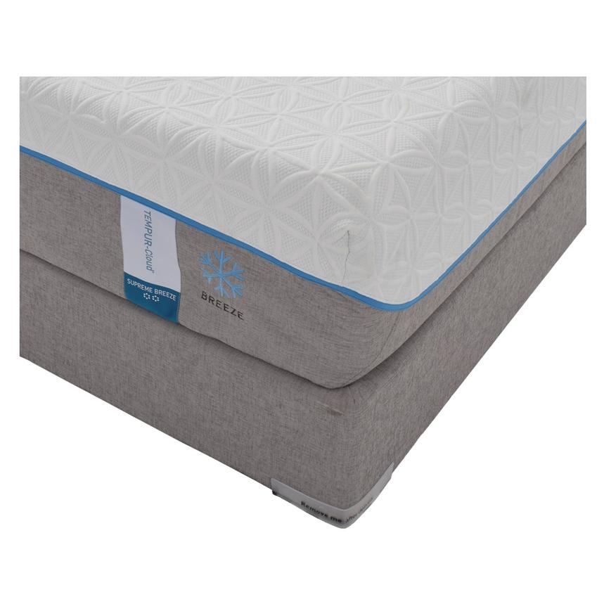 Cloud Supreme Breeze Memory Foam Queen Mattress Set W Low Foundation By