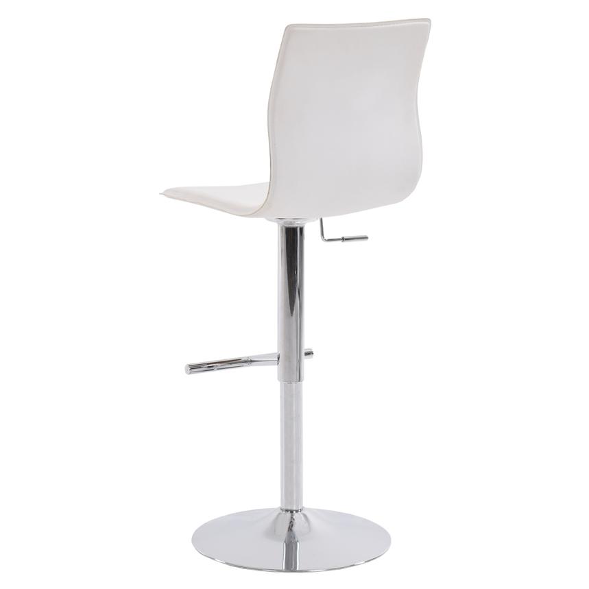 Evolution White Adjustable Stool | El Dorado Furniture