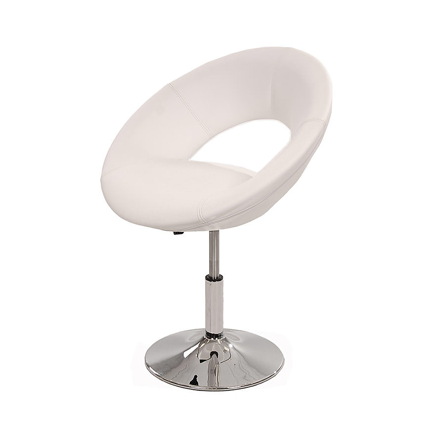 Pluto White Occasional Chair | El Dorado Furniture