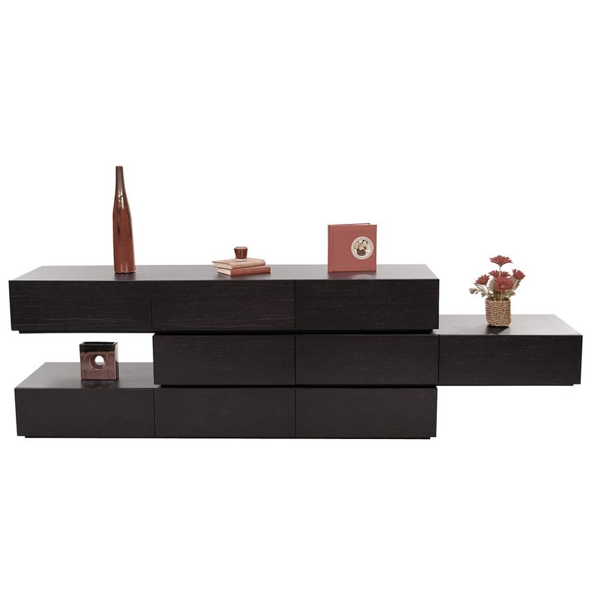 Atlantic Dark Oak 3-Piece 103" Large Dresser | El Dorado Furniture