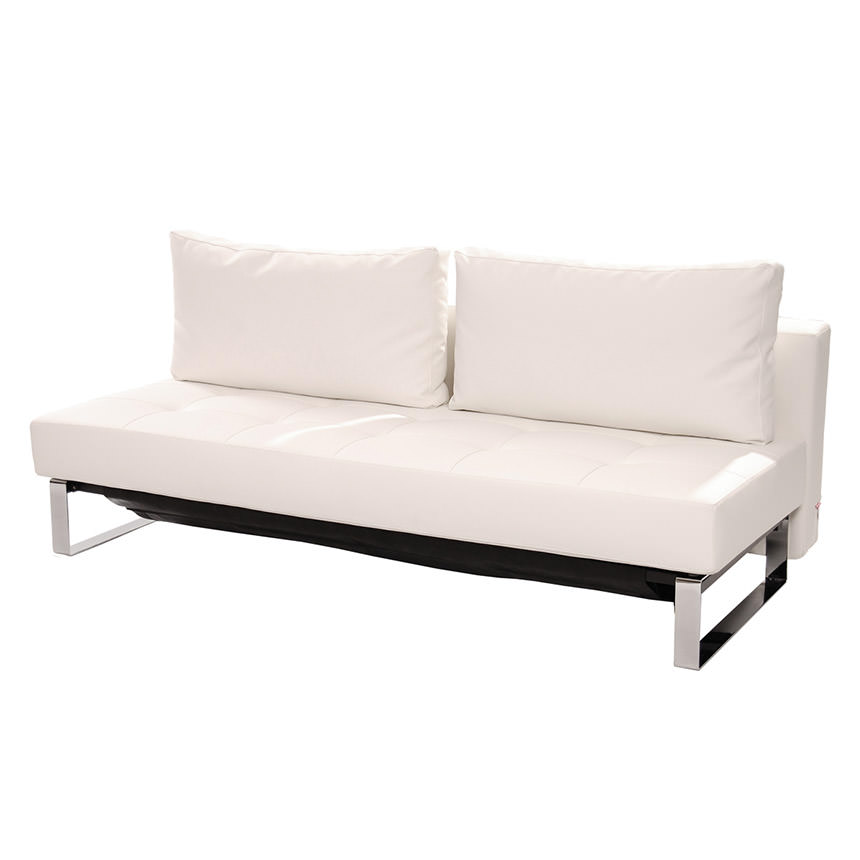 Supremax Deluxe White Futon | El Dorado Furniture