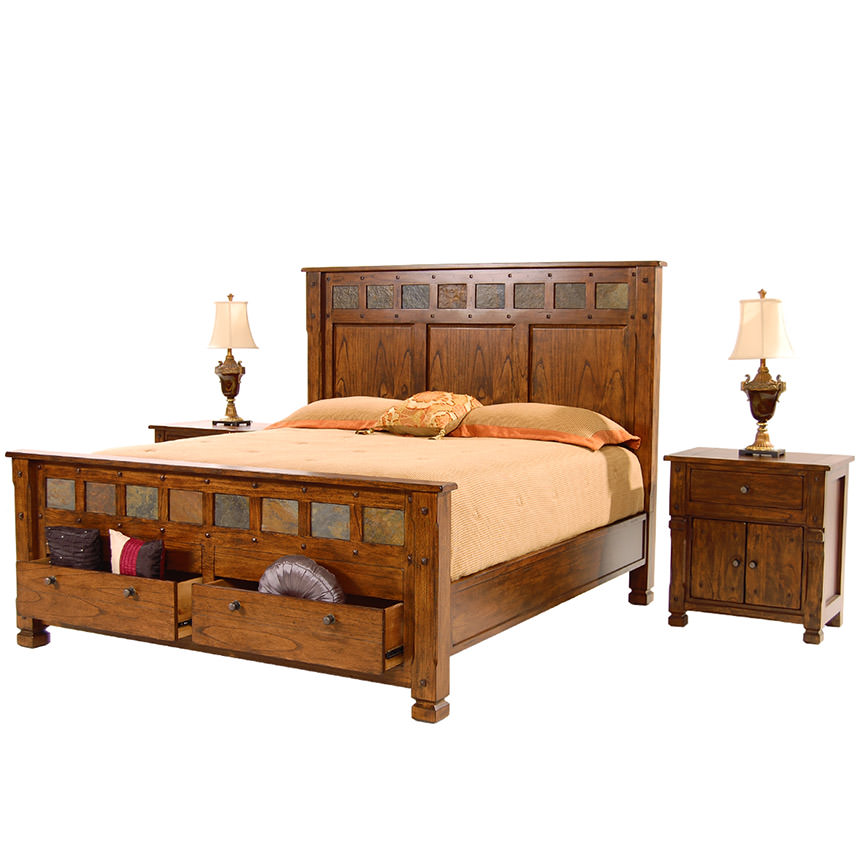 Santa Fe King Panel Bed | El Dorado Furniture