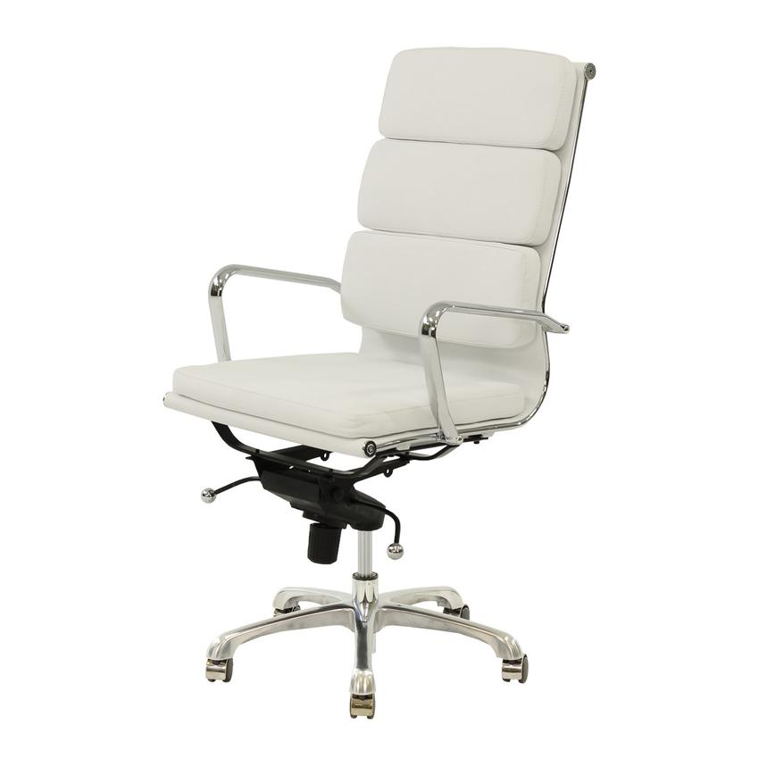 Marconi White High Back Desk Chair | El Dorado Furniture