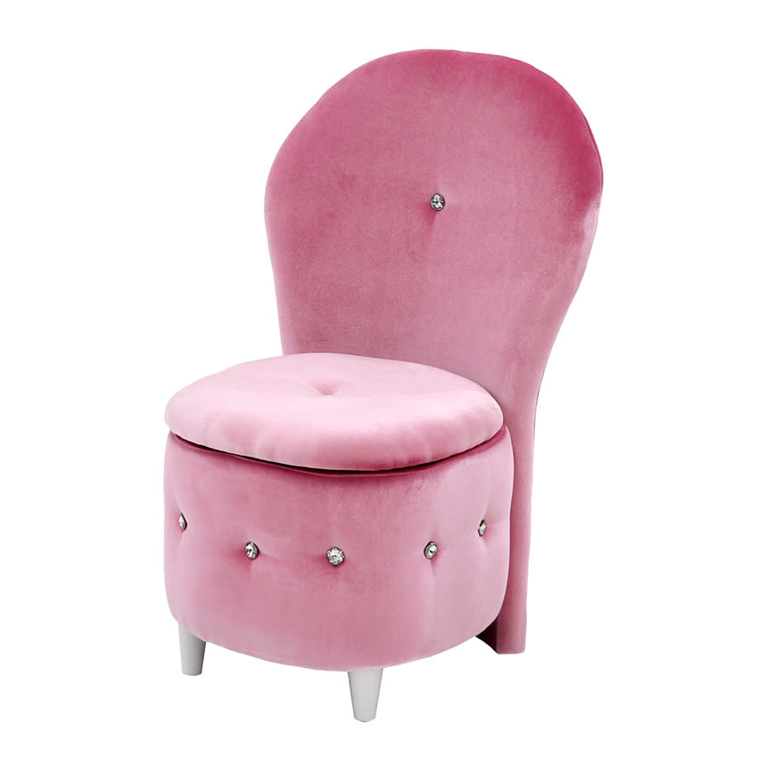 Sit N' Store Pink Storage Chair | El Dorado Furniture
