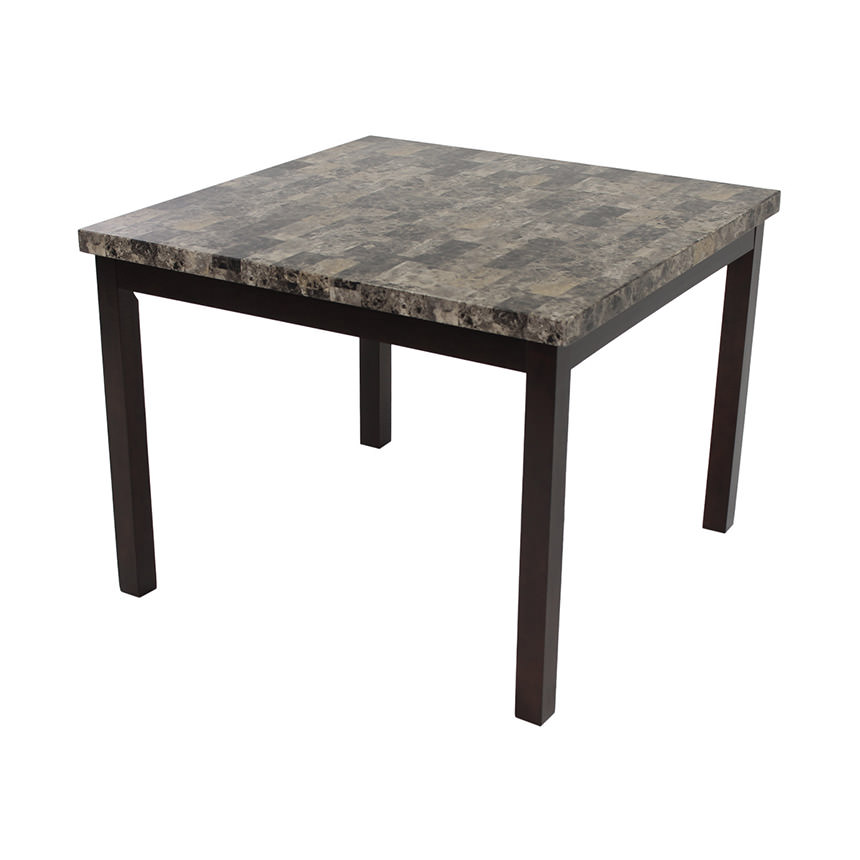 Achillea Brown Square Counter Table | El Dorado Furniture