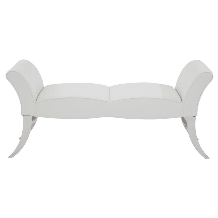 Tulua White Bench | El Dorado Furniture