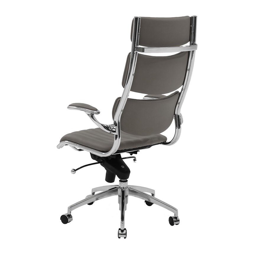 Bell Gray High Back Desk Chair | El Dorado Furniture