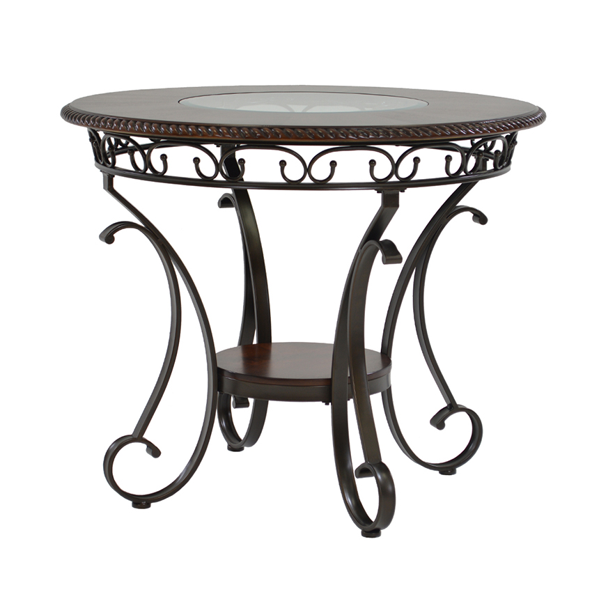 Glambrey Round Counter Table | El Dorado Furniture