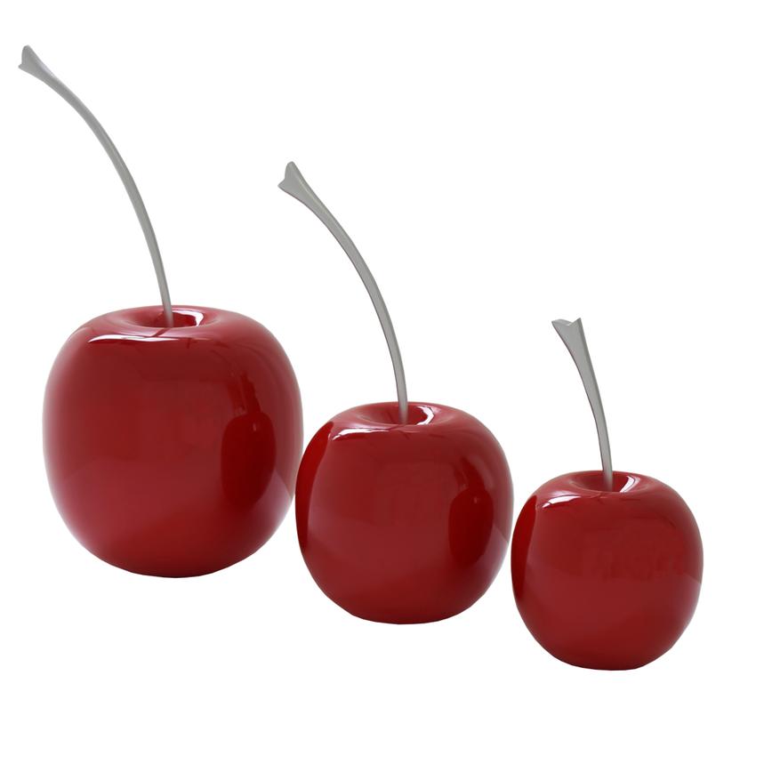 Cherries Red Table Decor Set of 3 | El Dorado Furniture