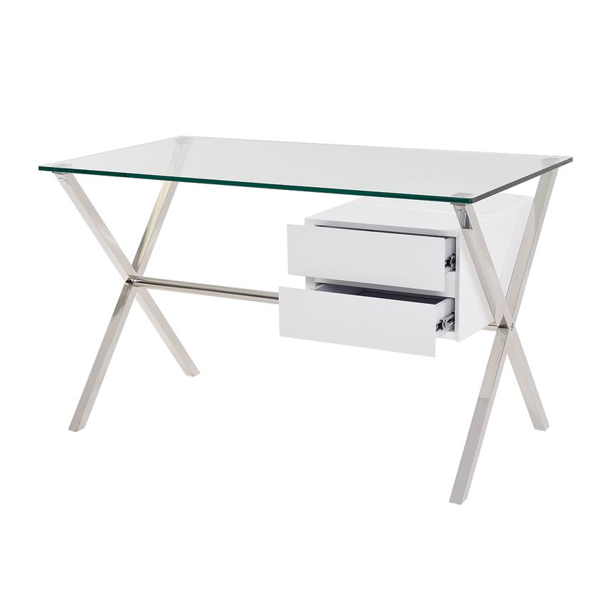 Solace Clear Desk | El Dorado Furniture