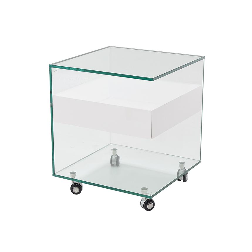 Atlas Side Table w/Casters | El Dorado Furniture