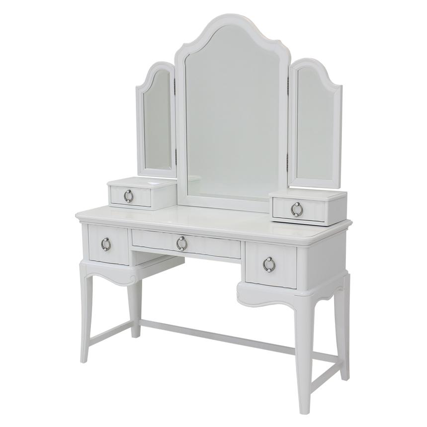 Gabrielle Vanity Desk w/Mirror | El Dorado Furniture
