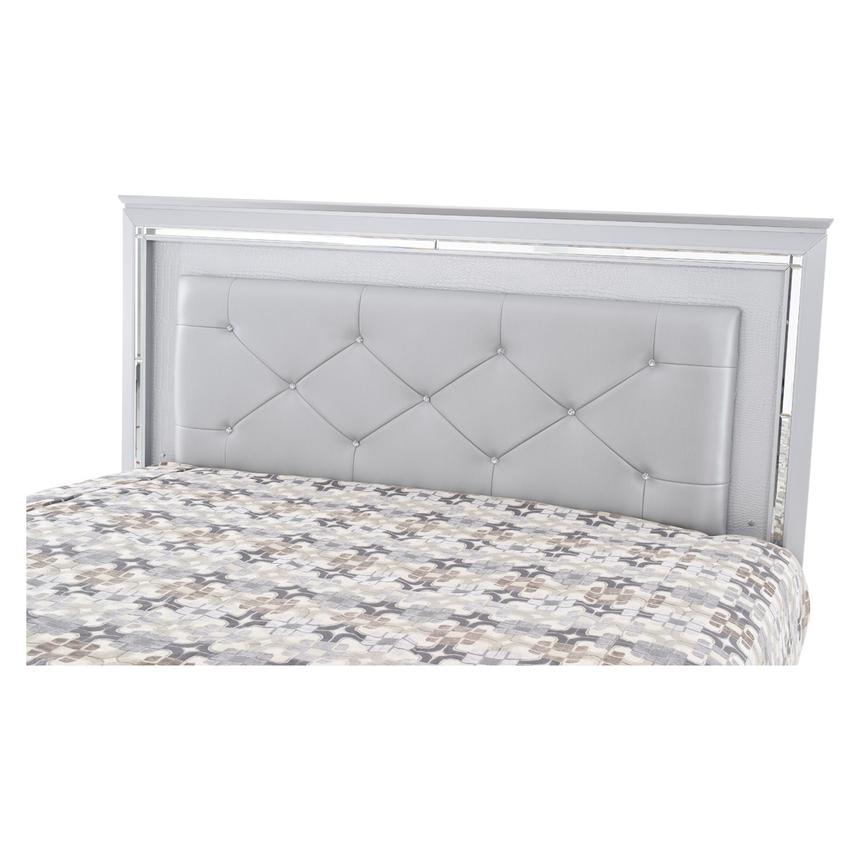Isabel Gray Queen Panel Bed | El Dorado Furniture