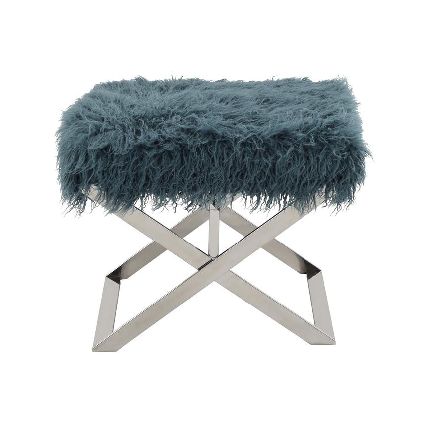 Tibet Blue Ottoman | El Dorado Furniture