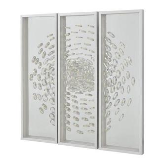 Golden Swirl Set of 3 Shadow Boxes | El Dorado Furniture