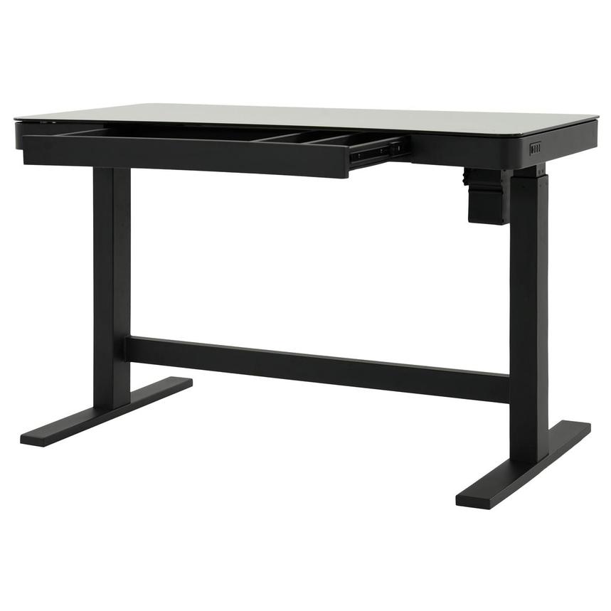 AshFord Black Standing Desk | El Dorado Furniture