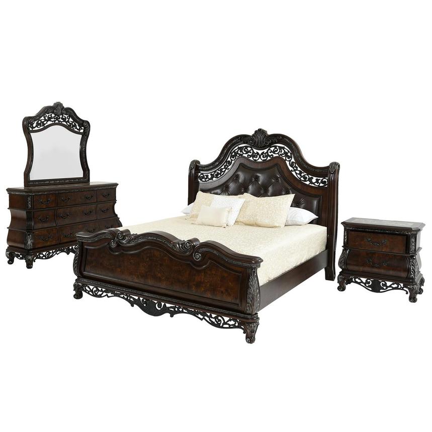 Monaco 4-Piece Queen Bedroom Set | El Dorado Furniture