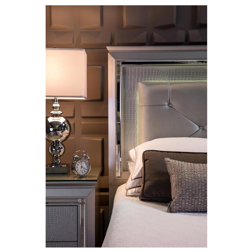 Isabel Gray Full Panel Bed | El Dorado Furniture