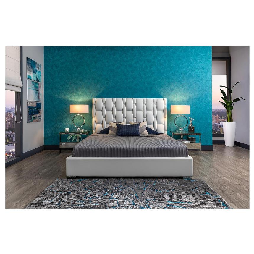 Livia White King Platform Bed | El Dorado Furniture