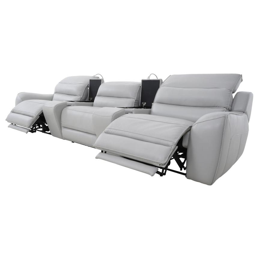 Cosmo II Home Theater Leather Seating with 5PCS/2PWR | El Dorado Furniture