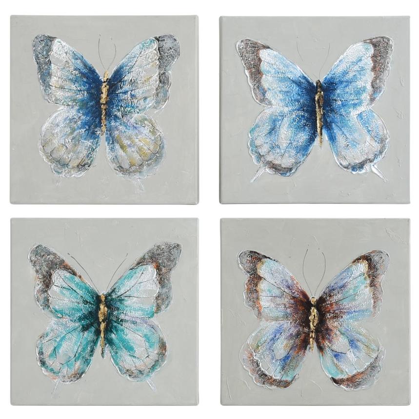 Les Ames Set of 4 Canvas Wall Art | El Dorado Furniture