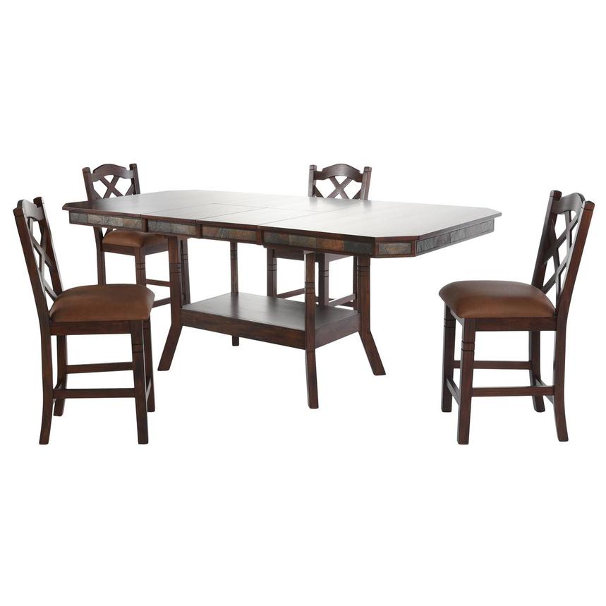 Santa Fe 5-Piece Counter Dining Set | El Dorado Furniture