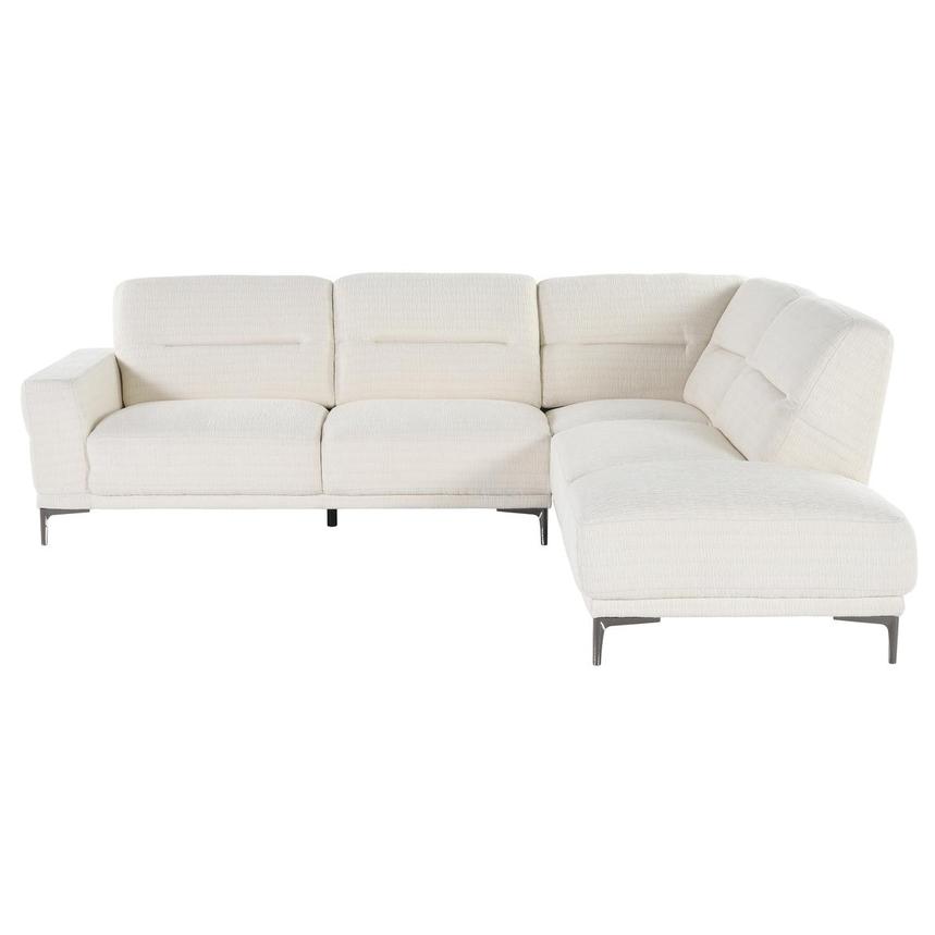 Daysi Cream Corner Sofa w/Right Chaise | El Dorado Furniture