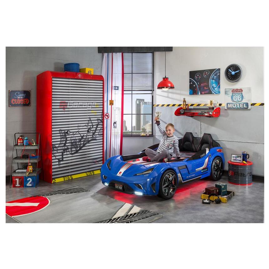 Snow Ev Blue Twin Car Bed | El Dorado Furniture