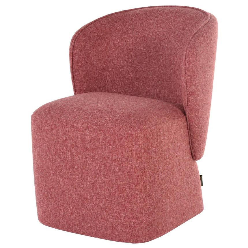 Lottie Pink Side Chair w/Casters | El Dorado Furniture