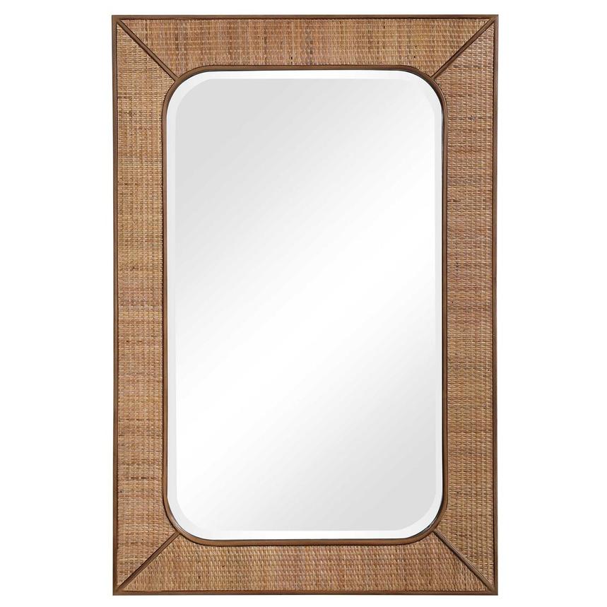 Wicker Work Wall Mirror | El Dorado Furniture