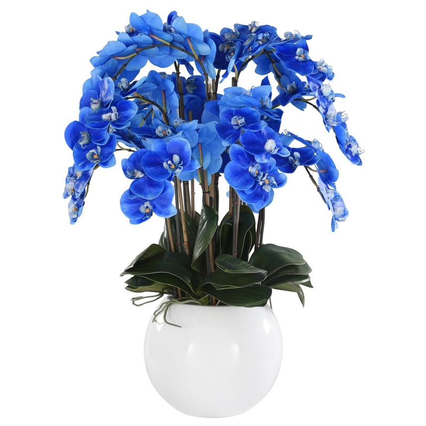 Luciana Blue Flower Arrangement | El Dorado Furniture