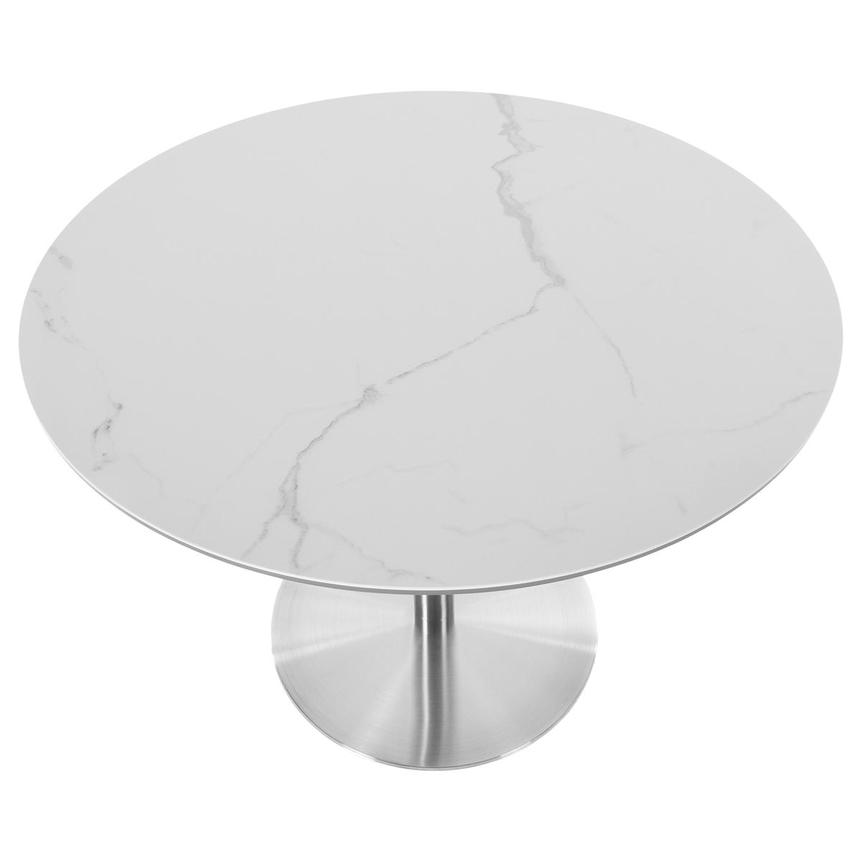 Paloma Silver Round Dining Table | El Dorado Furniture