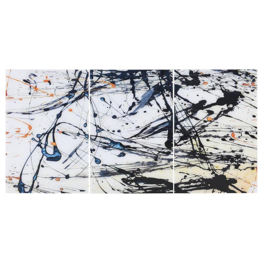 Color Splash Set of 3 Acrylic Wall Art | El Dorado Furniture