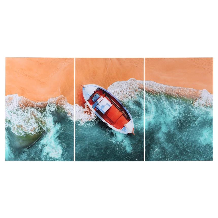 Sail Set of 3 Acrylic Wall Art | El Dorado Furniture