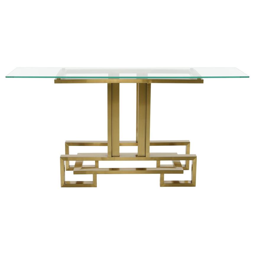 Verso Gold Console Table | El Dorado Furniture