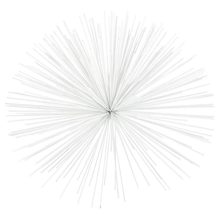 Spiky White Small Wall Decor | El Dorado Furniture
