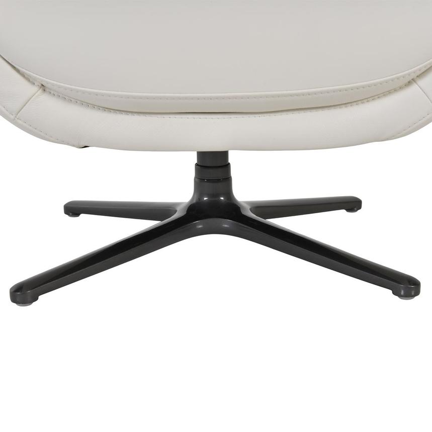 Domenico White Leather Accent Chair | El Dorado Furniture