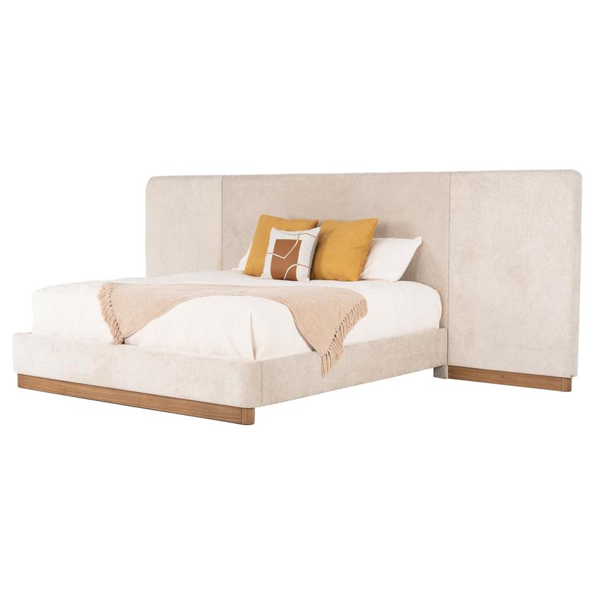 Beckley King Upholstered Panel Bed w/Side Panels | El Dorado Furniture