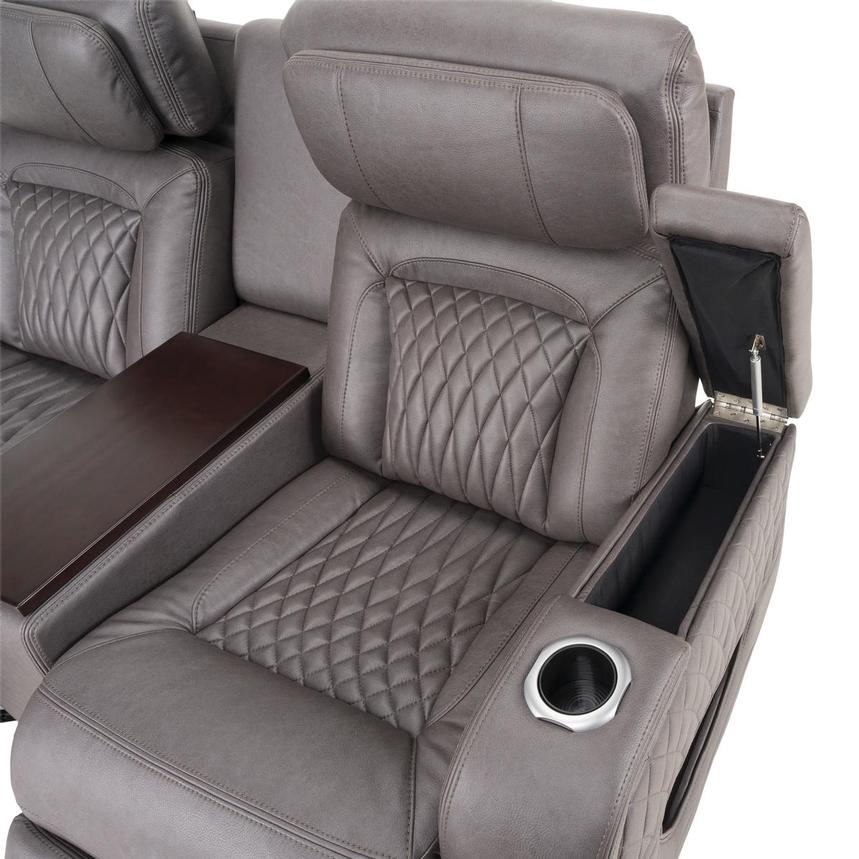 Power Reclining Sofa With Center Console | Cabinets Matttroy