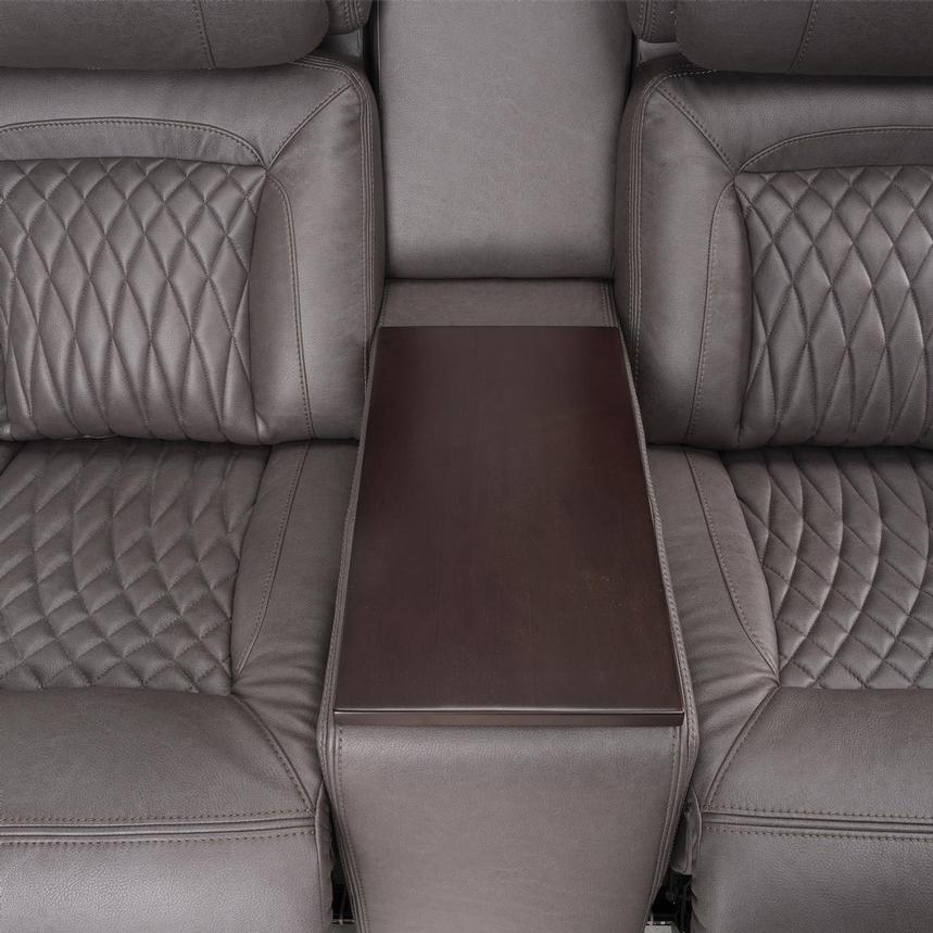 Neal Power Reclining Sofa w/Console | El Dorado Furniture