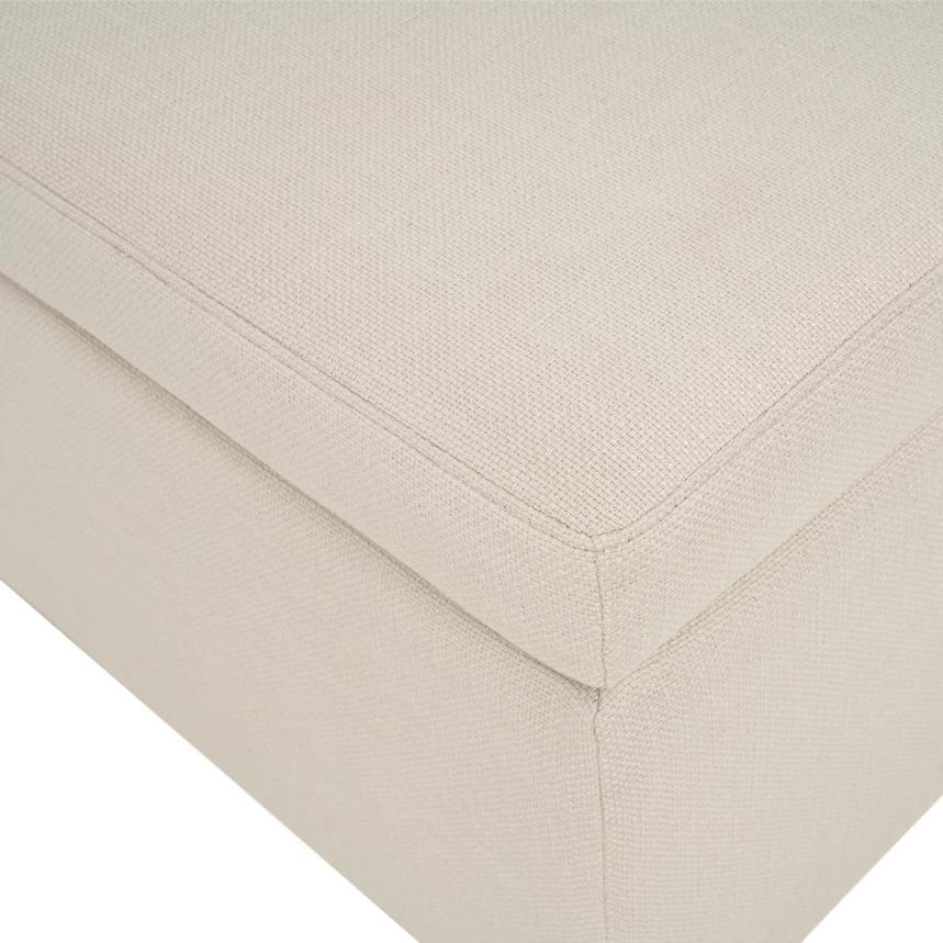 Beige Palace Storage Bench w/ 2 Ottomans | El Dorado Furniture