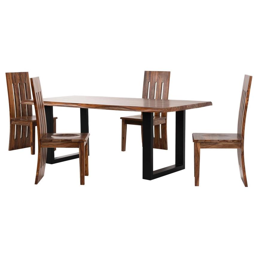 Brownstone 5-Piece Dining Set | El Dorado Furniture