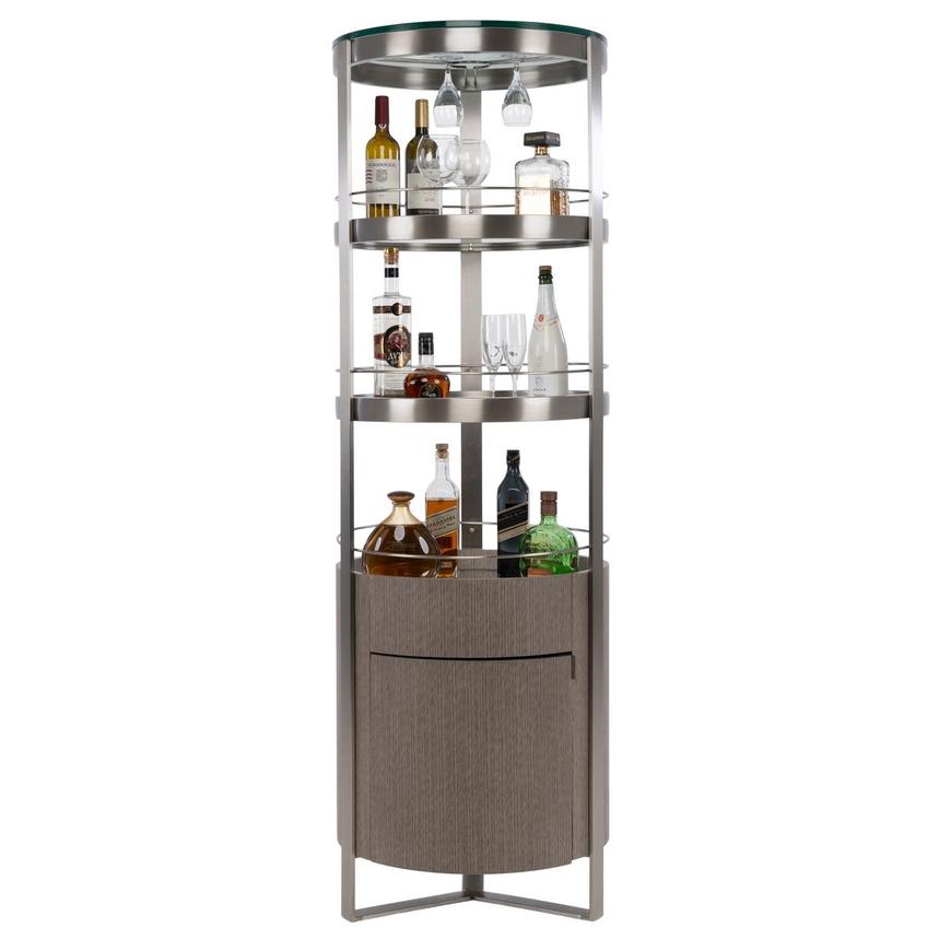 Eliza Gray Bar Cabinet | El Dorado Furniture