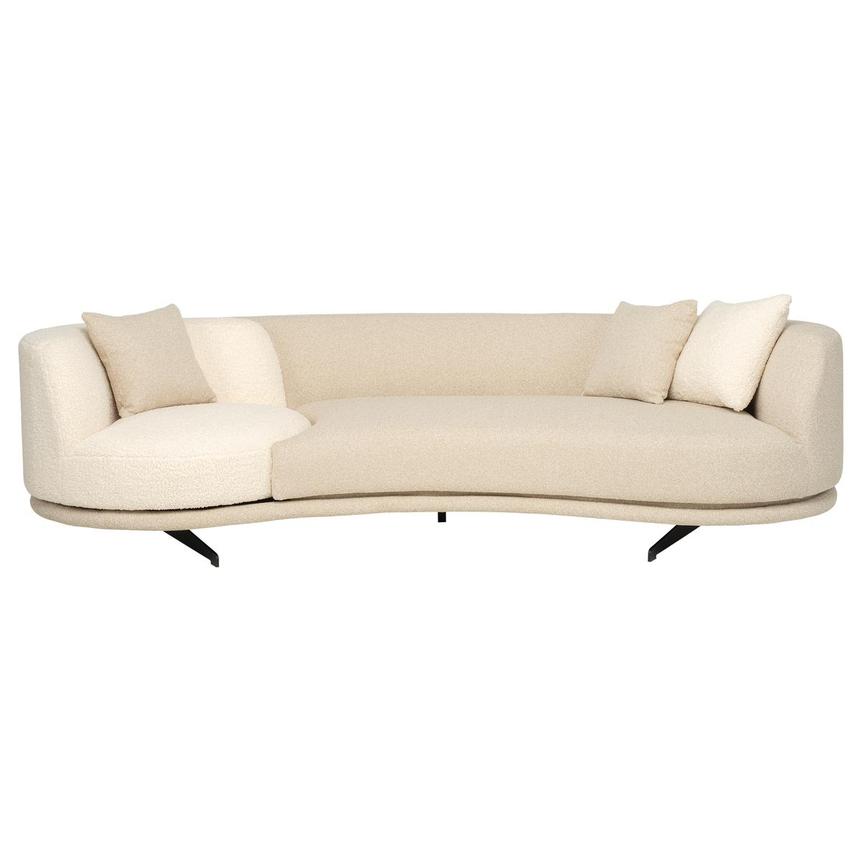 Rhea Cream Swivel Sofa | El Dorado Furniture