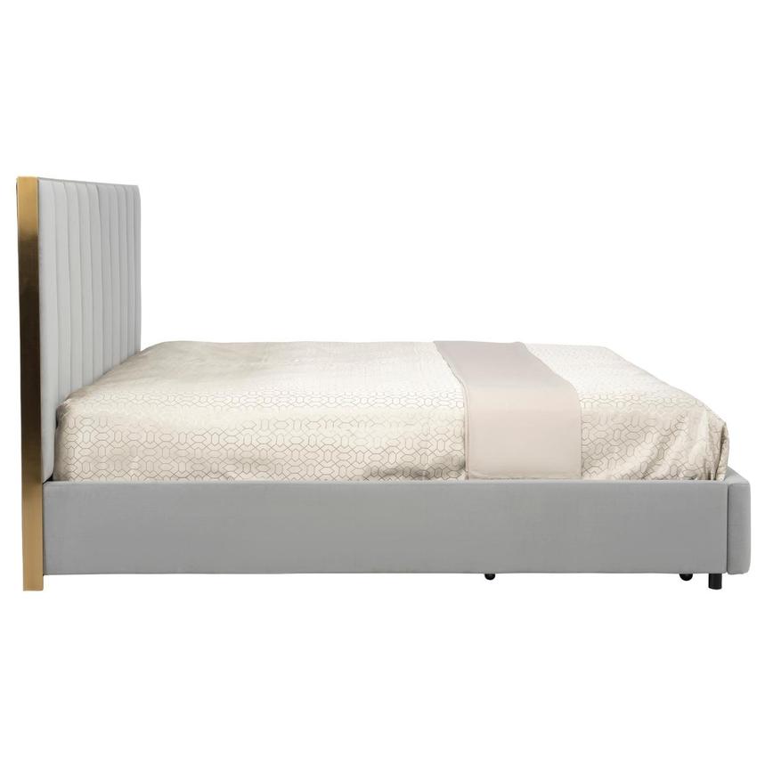Linea Gray Queen Storage Bed | El Dorado Furniture