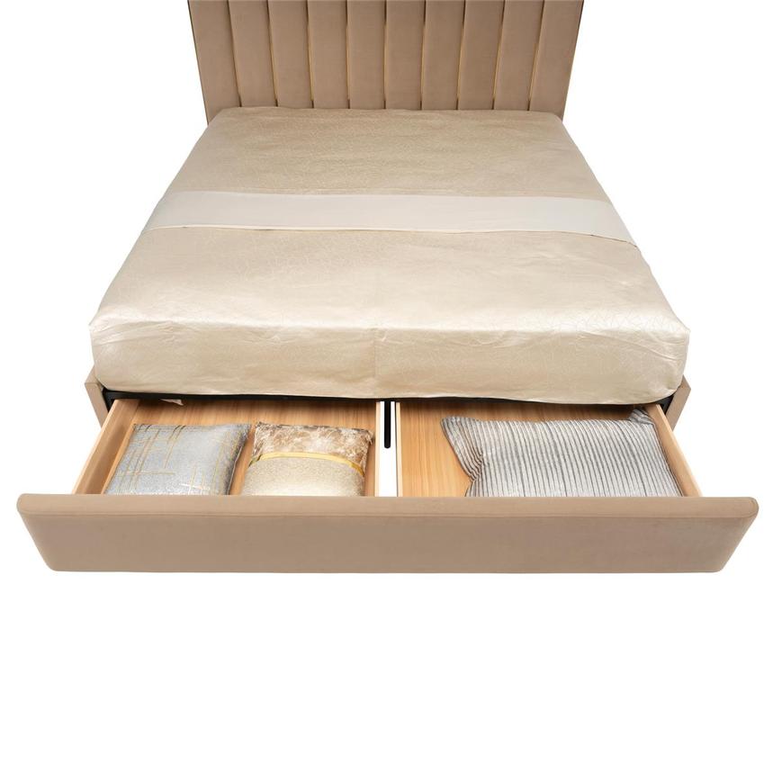 Linea Brown Queen Storage Bed | El Dorado Furniture