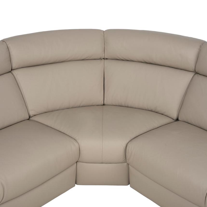 Mayfair 4-Piece Leather Sectional by Natuzzi Editions | El Dorado Furniture