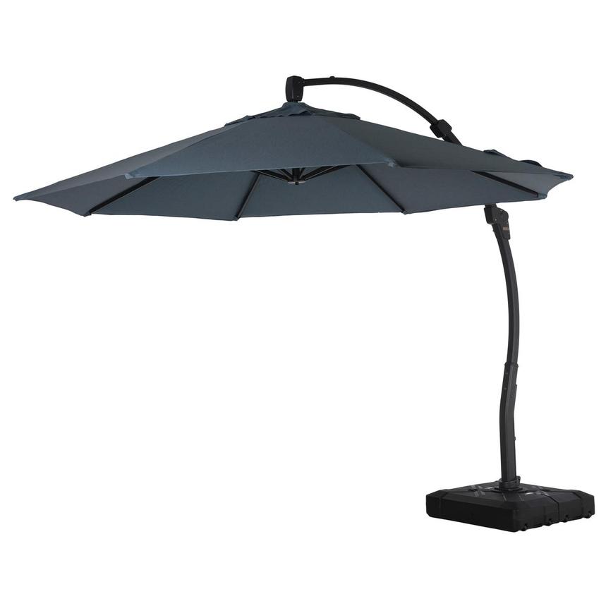 Parasol Blue Cantilever Umbrella By Panama Jack | El Dorado Furniture