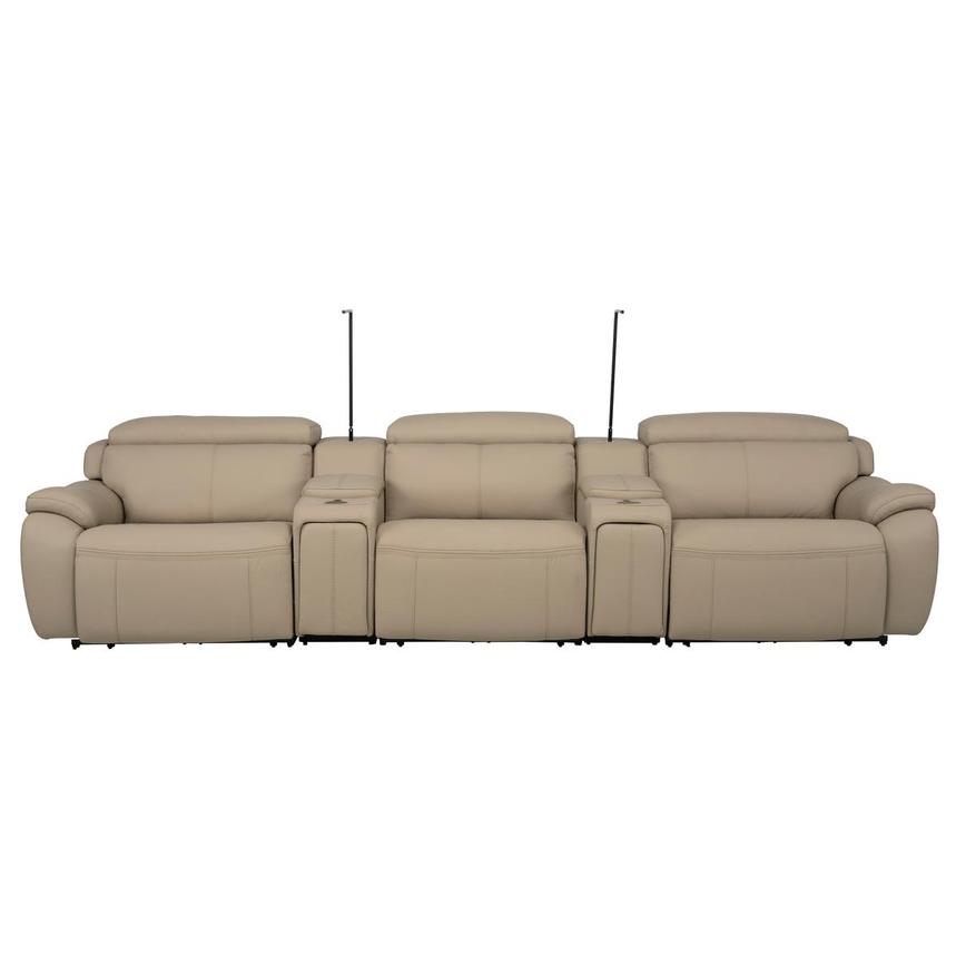 Mars Home Theater Leather Seating with 5PCS/2PWR | El Dorado Furniture