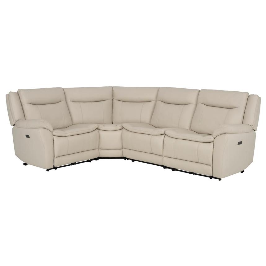 Benjamin Leather Sectional Sofa with 4PCS/2PWR | El Dorado Furniture